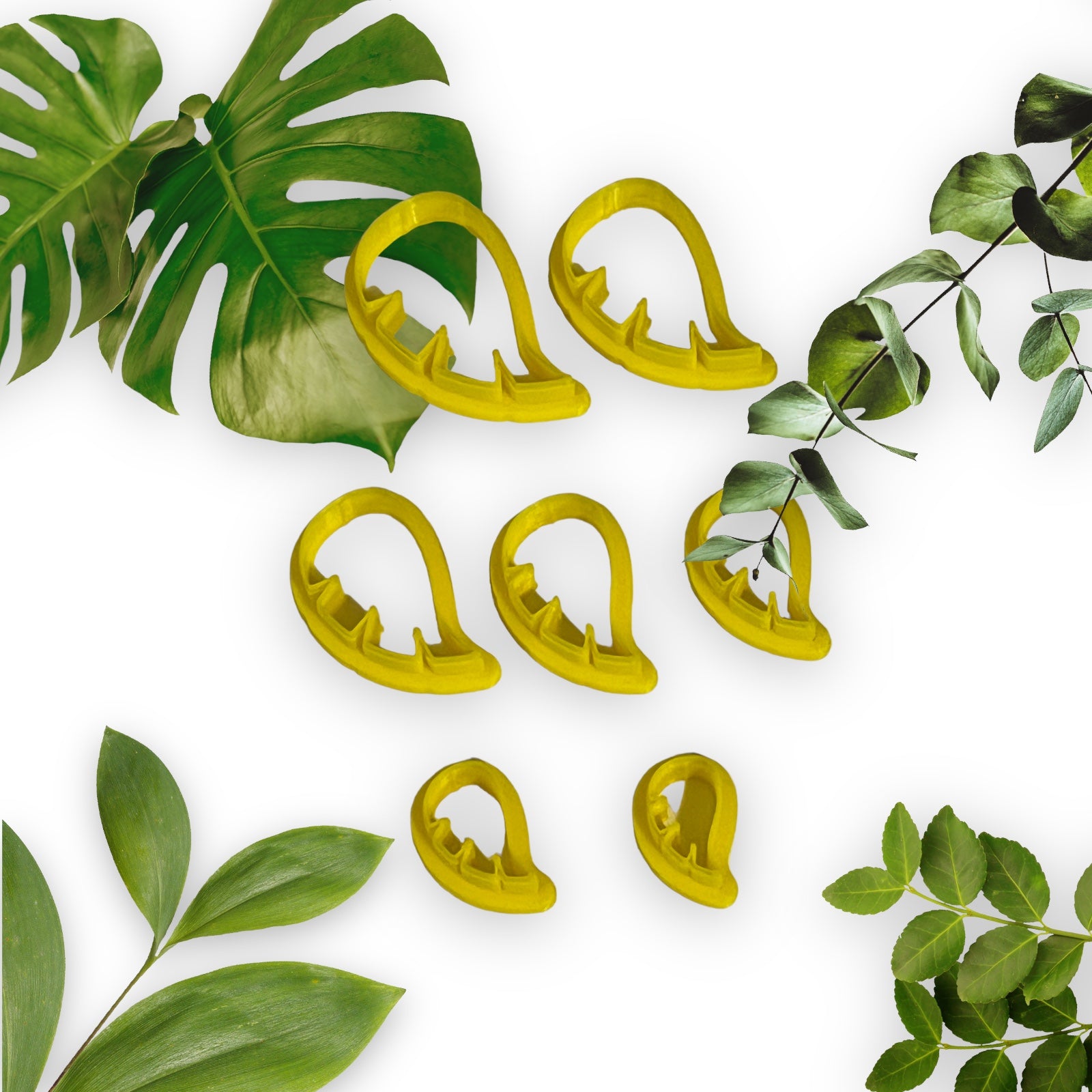 Curved Leaf Cutters Mirrored – O Joy Creations inc